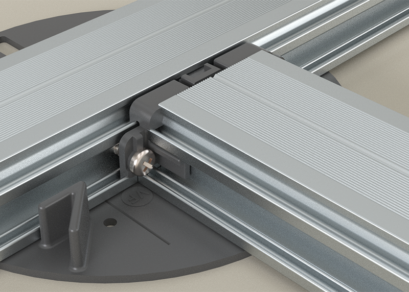 VF Decking Support Pad - Fixed joist support for decking