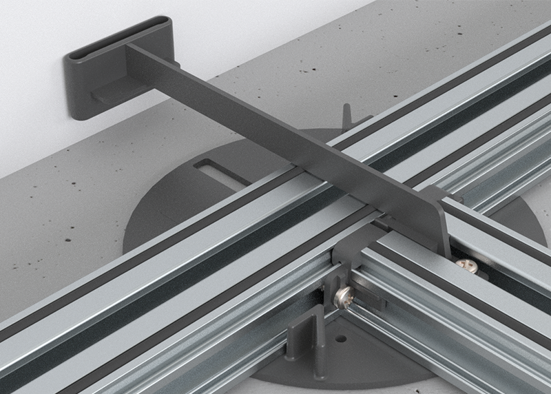 VF Paving Support Pad - Fixed joist support for paving