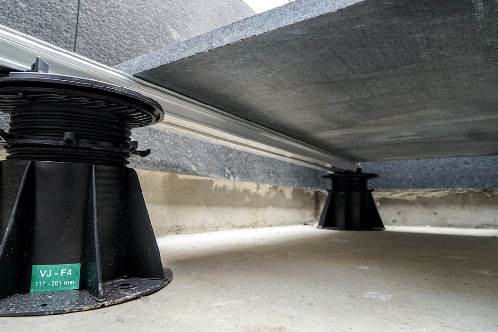 VersiFrame®: Raised paving and decking substructure system